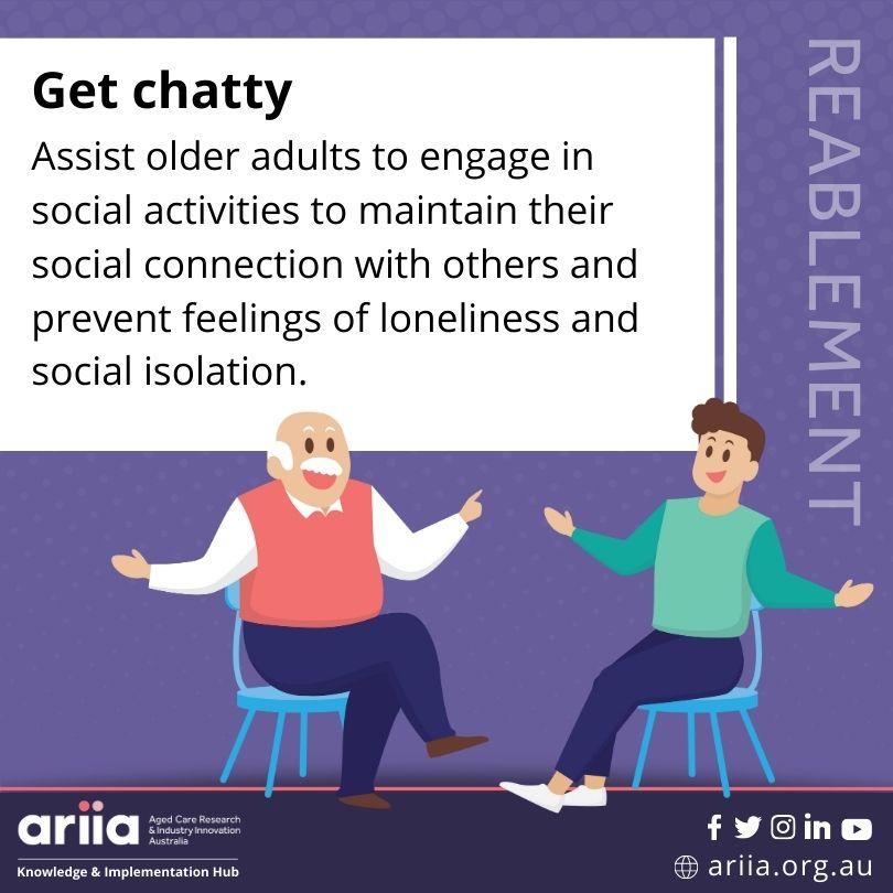 Reablement tips for allied health practitioners in aged care | ARIIA